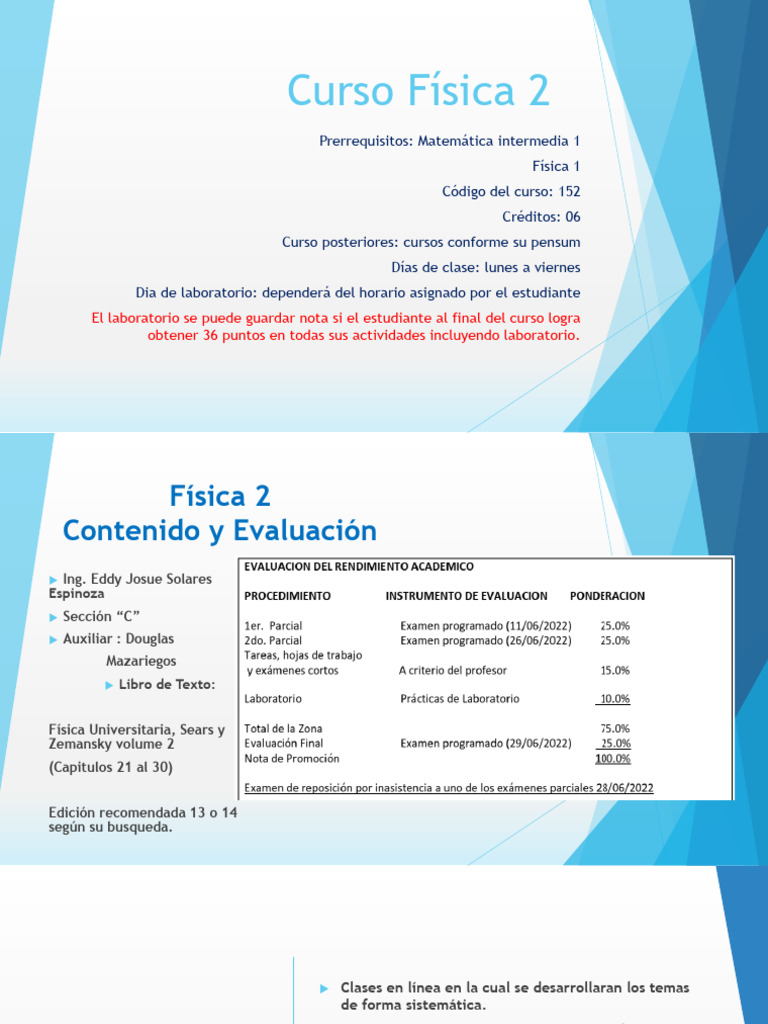 Clase Física 2 022 | PDF