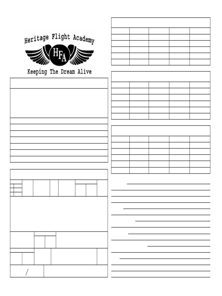 Hfa VFR Flight Plan Form | PDF Hfa VFR Flight Plan Form | PDF
