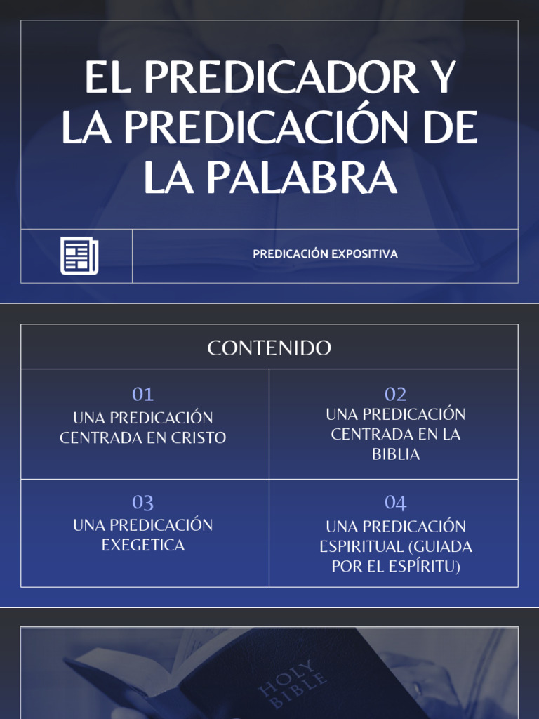 El Predicador y La Predicación de La Palabra | PDF