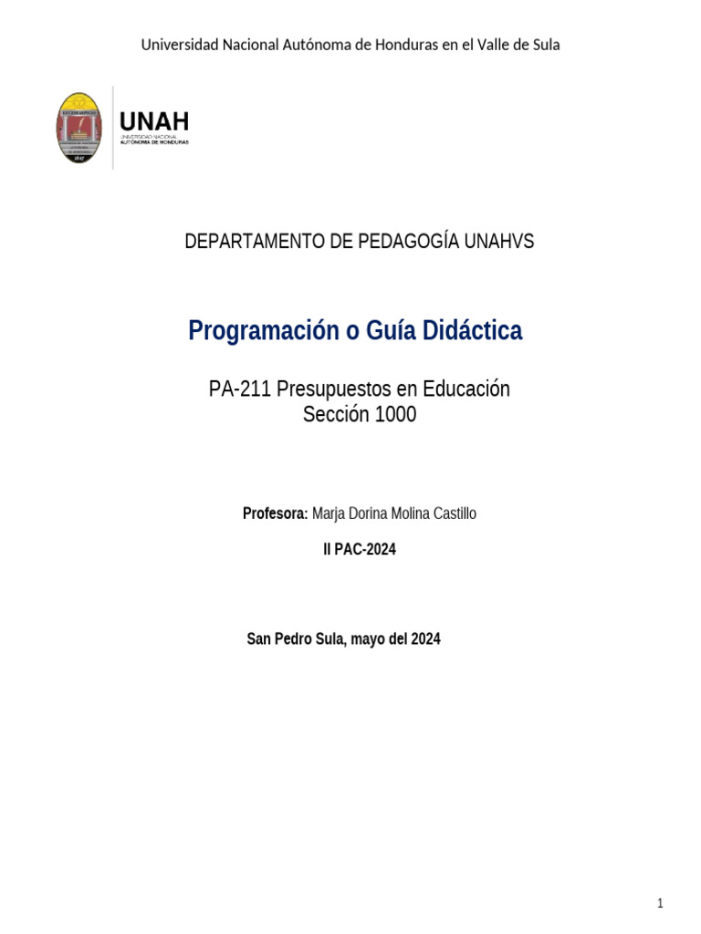 PA - 211 - PresupuestosenEducación - IIPAC-2024-MDMC - 1000 | PDF