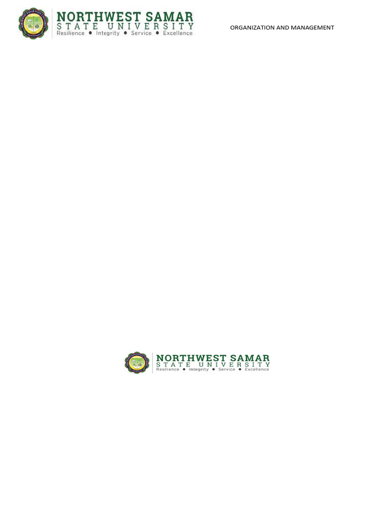 Module 1 in Organization and Management Continuation | PDF