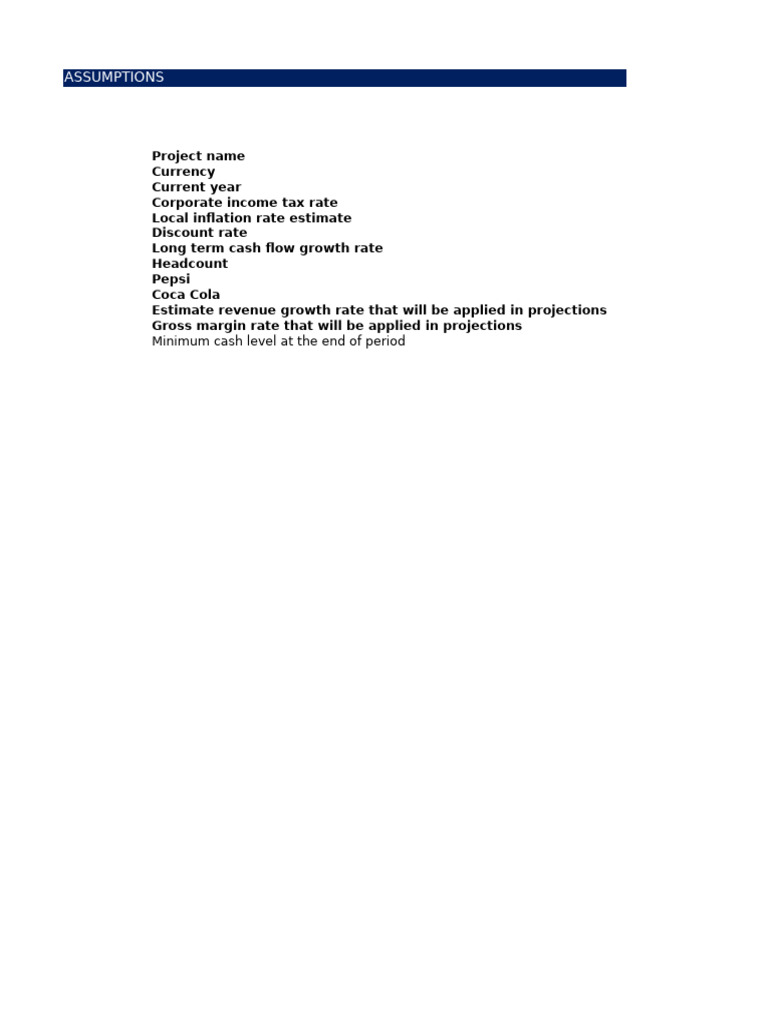 Coca-Vs-Pepsi-Fin-Analysis - Sent Out | PDF