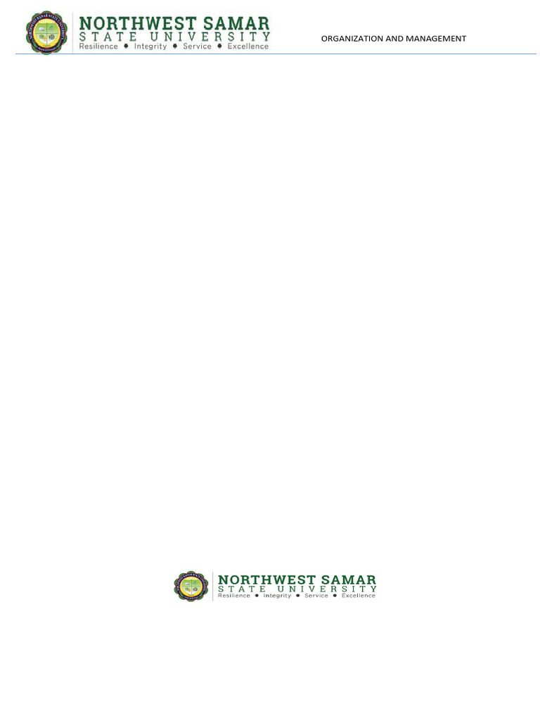 Module 8 Organization and Management | PDF