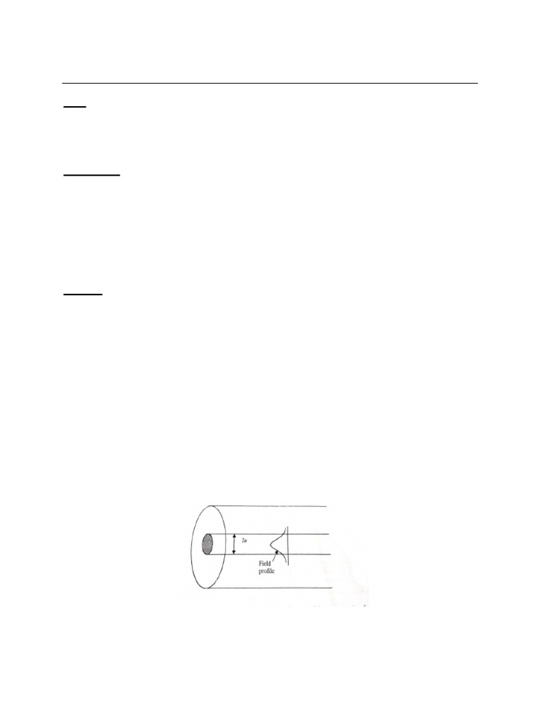 Measure Mode Field Diameter in SMF | PDF | Optical Fiber | Applied And ...