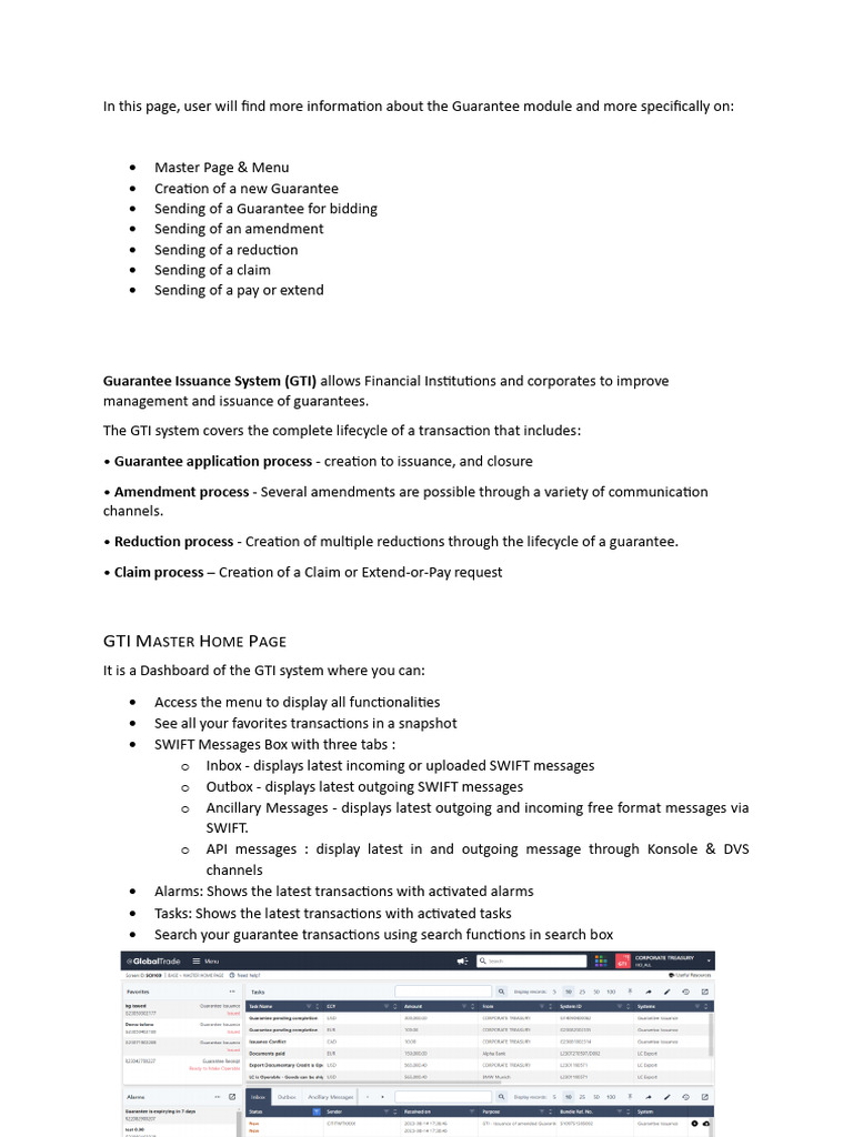 GTI Issuance System | PDF
