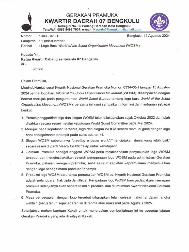Logo Baru WOSM | PDF