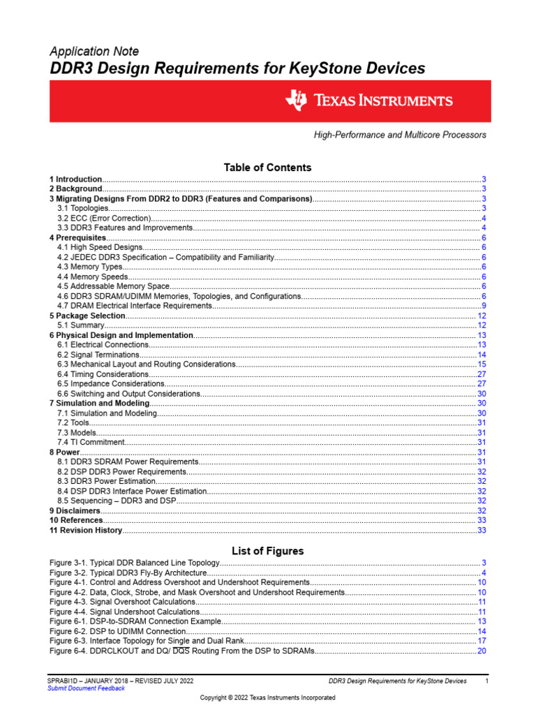 DDR3 Design Requirements for KeyStone Devices | PDF