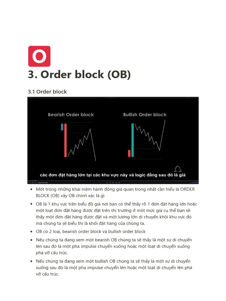 3 Order Block (OB) | PDF