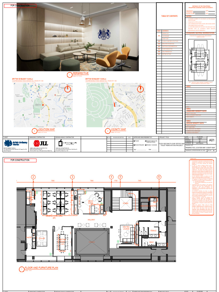 2F British Embassy Architectural Plan 19 Jun 2024 | PDF