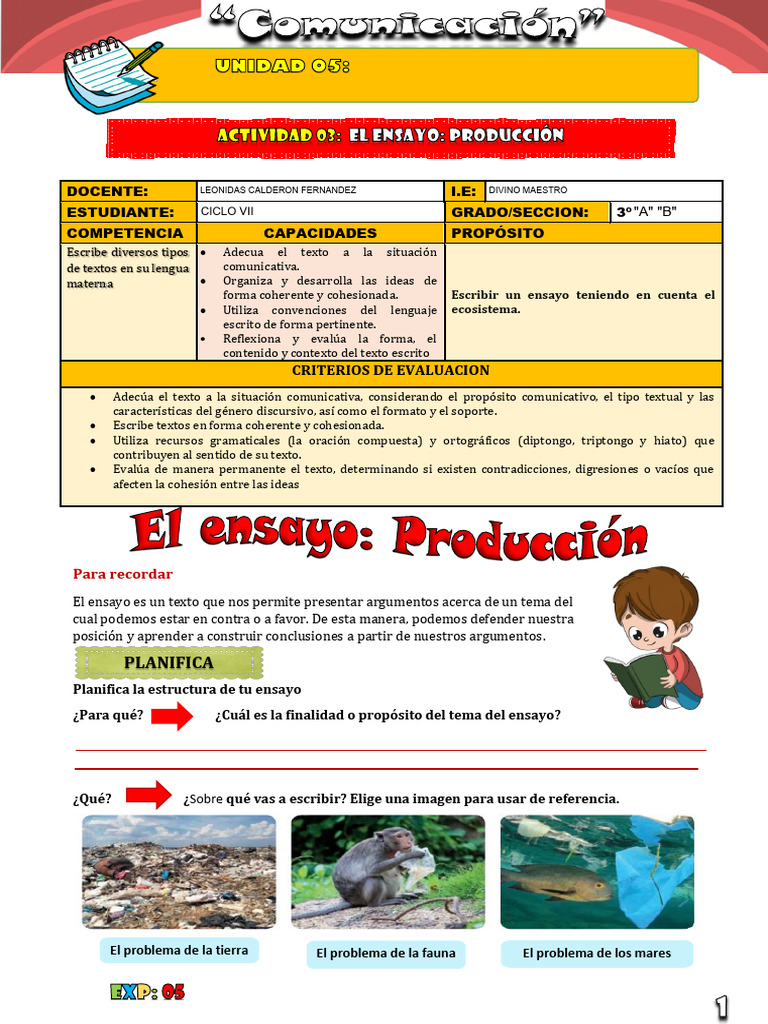 3° Act2 Com Un5 Sem2-2024 | PDF
