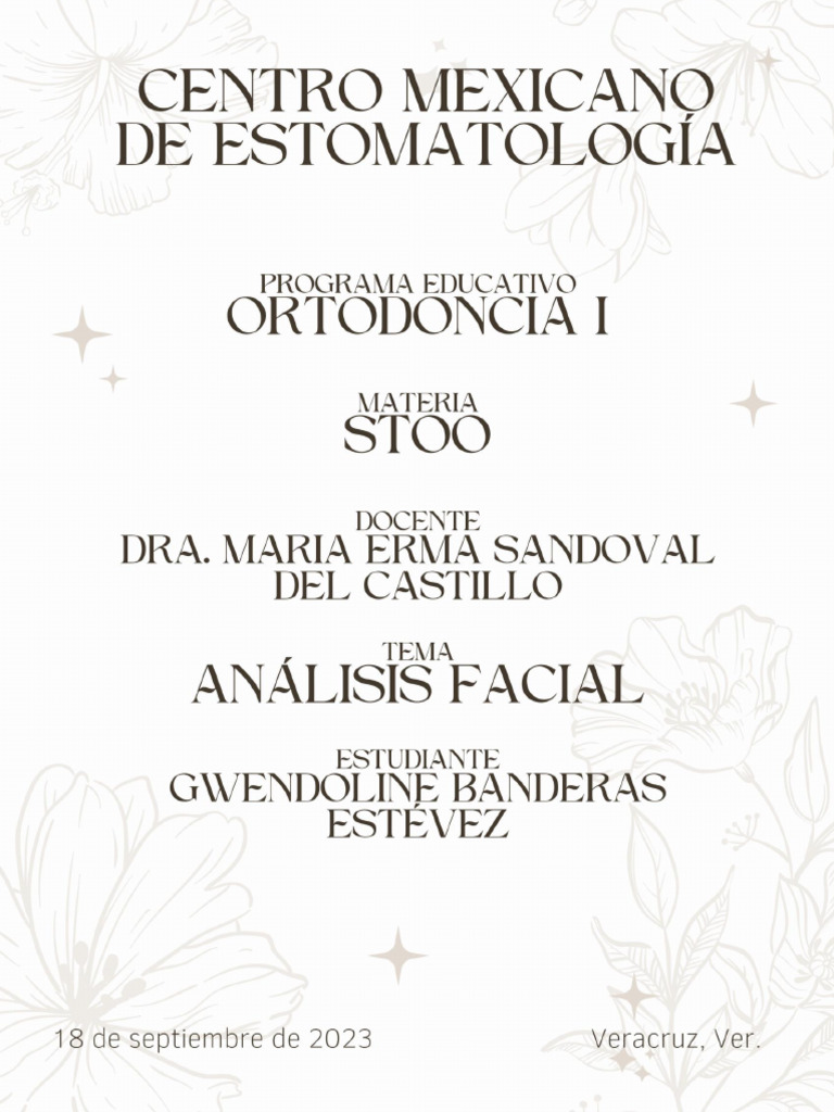 Análisis Facial Pdf