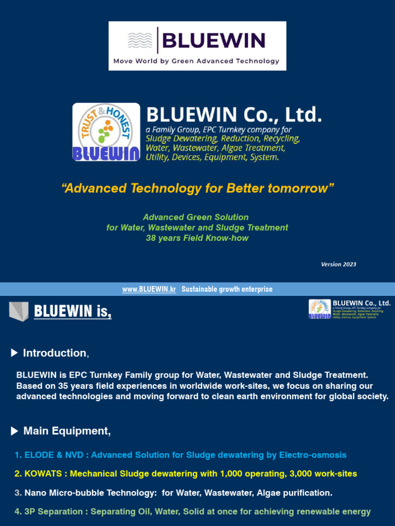 BLUEWIN Company Profile 2023 Version | PDF