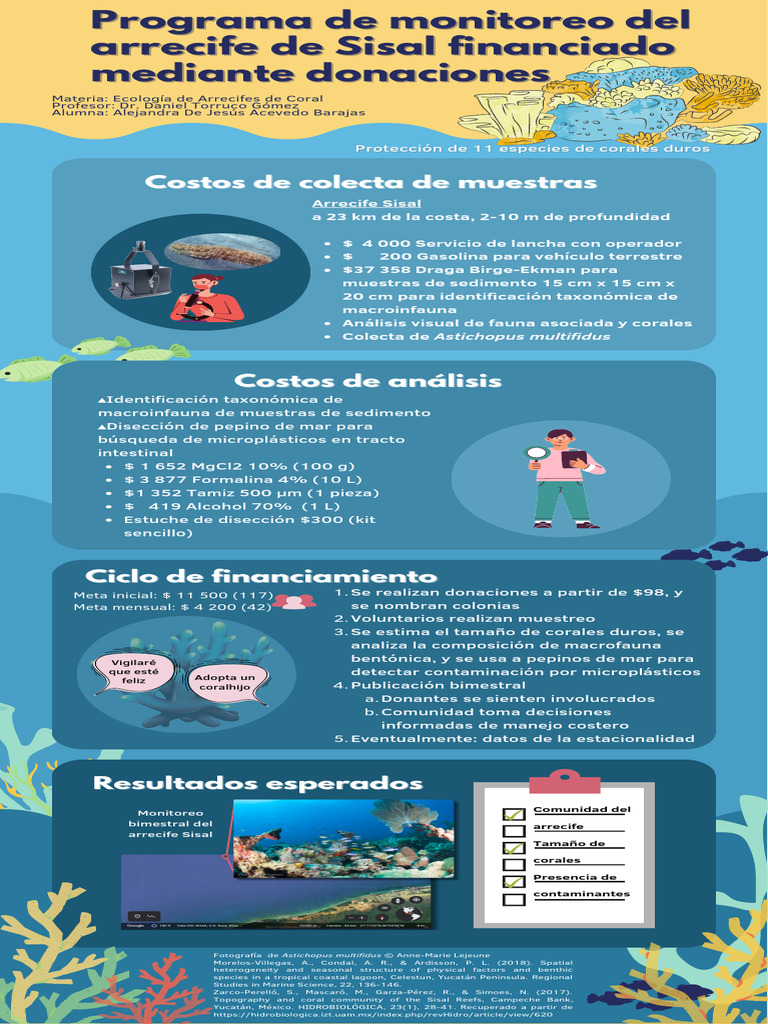 Cartel Proyecto - Programa de Monitoreo Mediante Donaciones | PDF