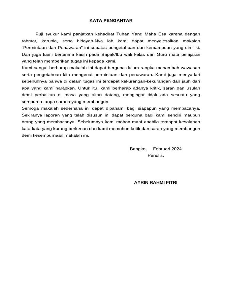 Tugas Ayuk Ayrin | PDF