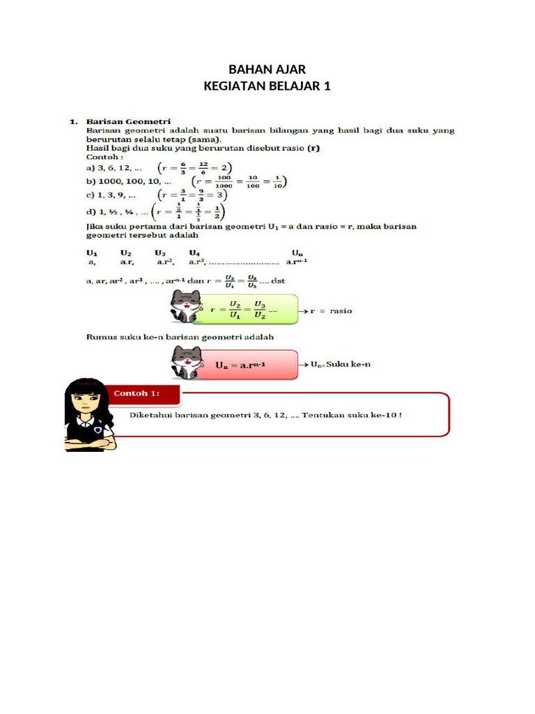 Modul 3 Matematika Xi 2023 | PDF