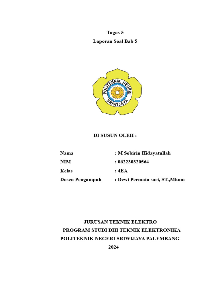 Tugas 5 M Sobirin | PDF