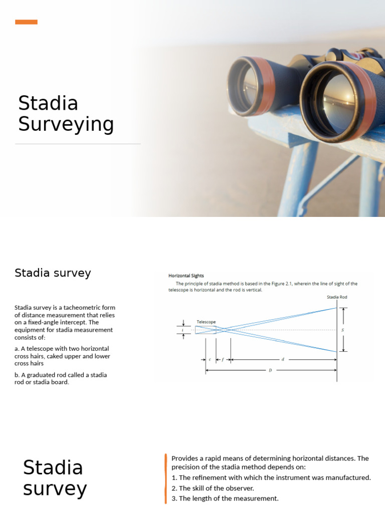 Stadia Surveying | PDF