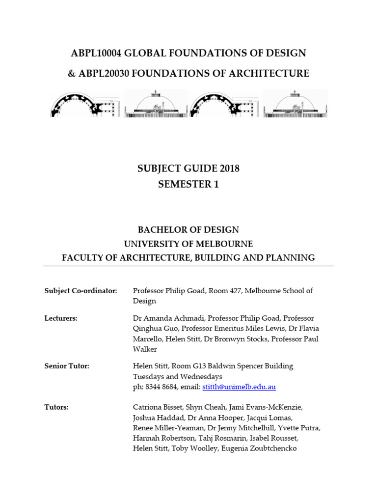 GFOD Subject Guide 2018 | PDF