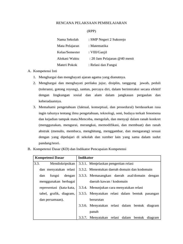RPP Terbaru | PDF