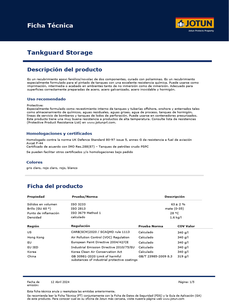 Tankguard Storage | PDF