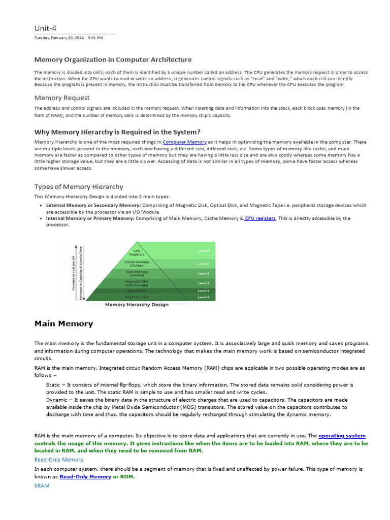 Computer Architecture - Microsoft OneNote Online | PDF
