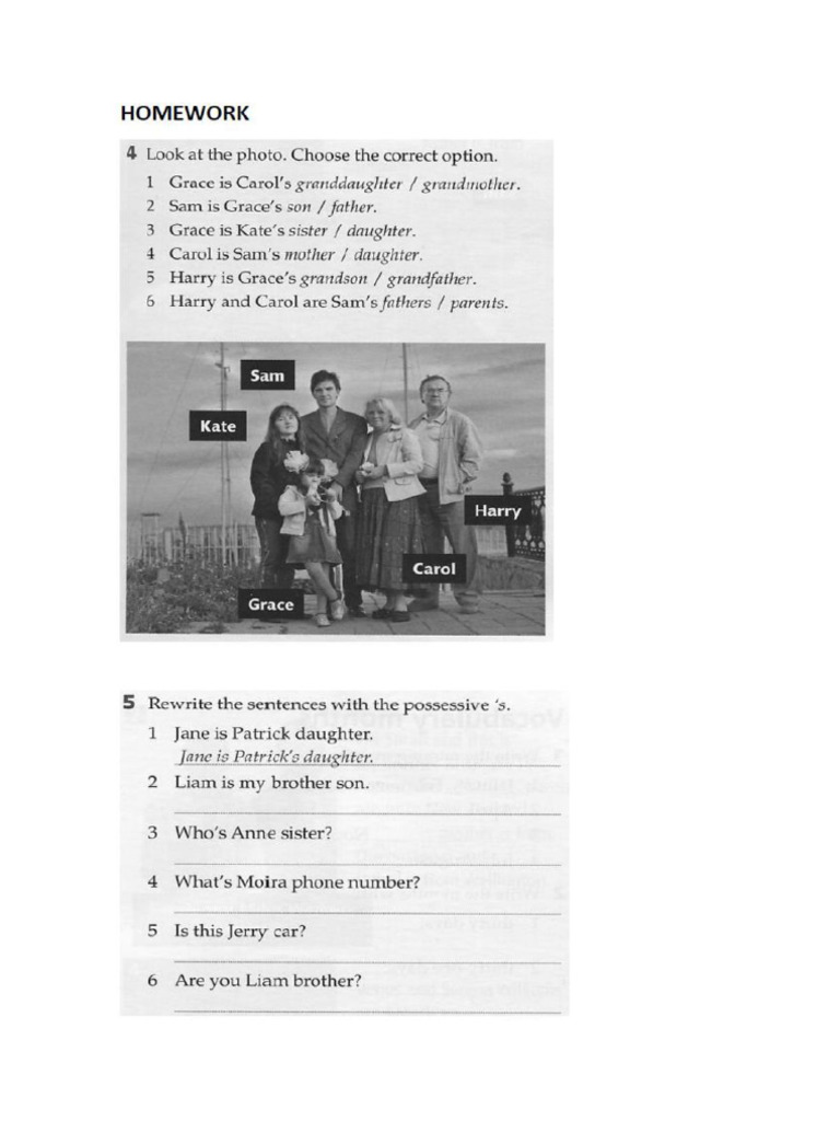 Homework Class 5 | PDF