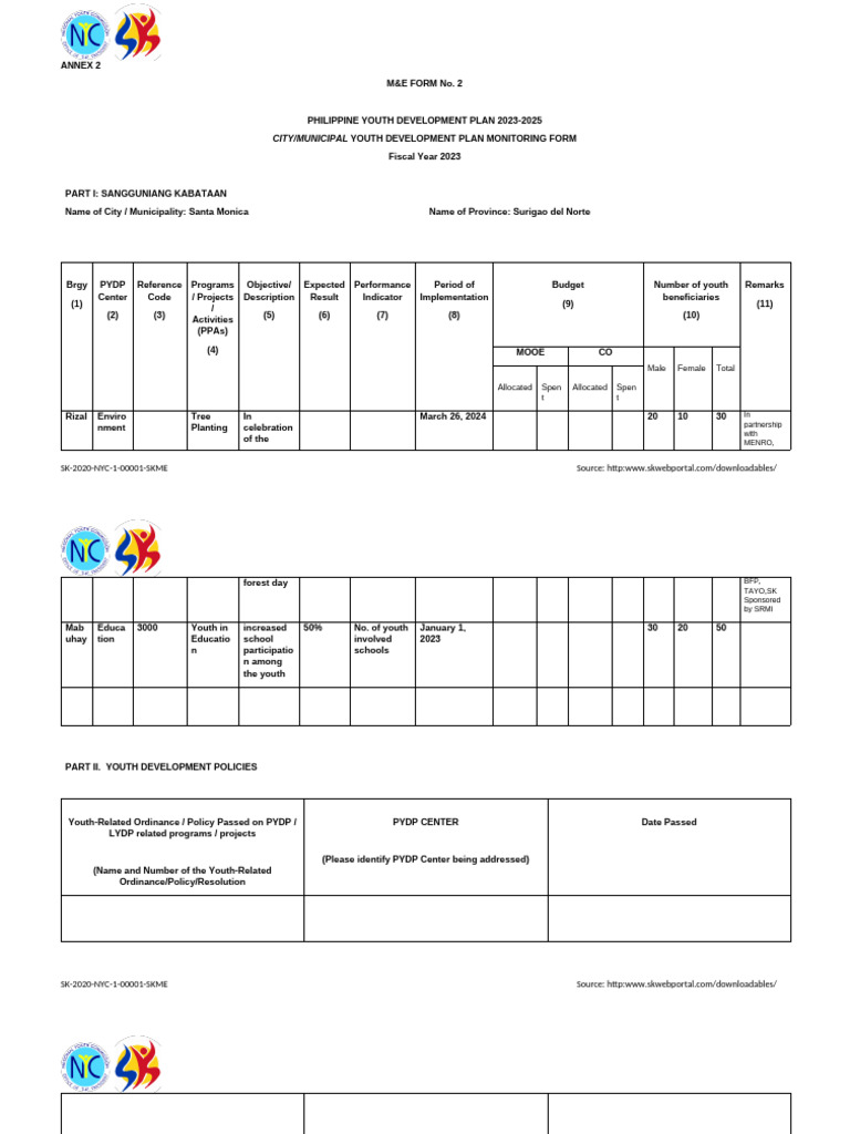 ME FORM No. 2 | PDF