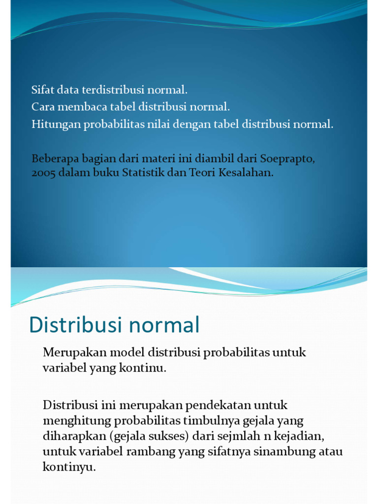 Distribusi Normal | PDF