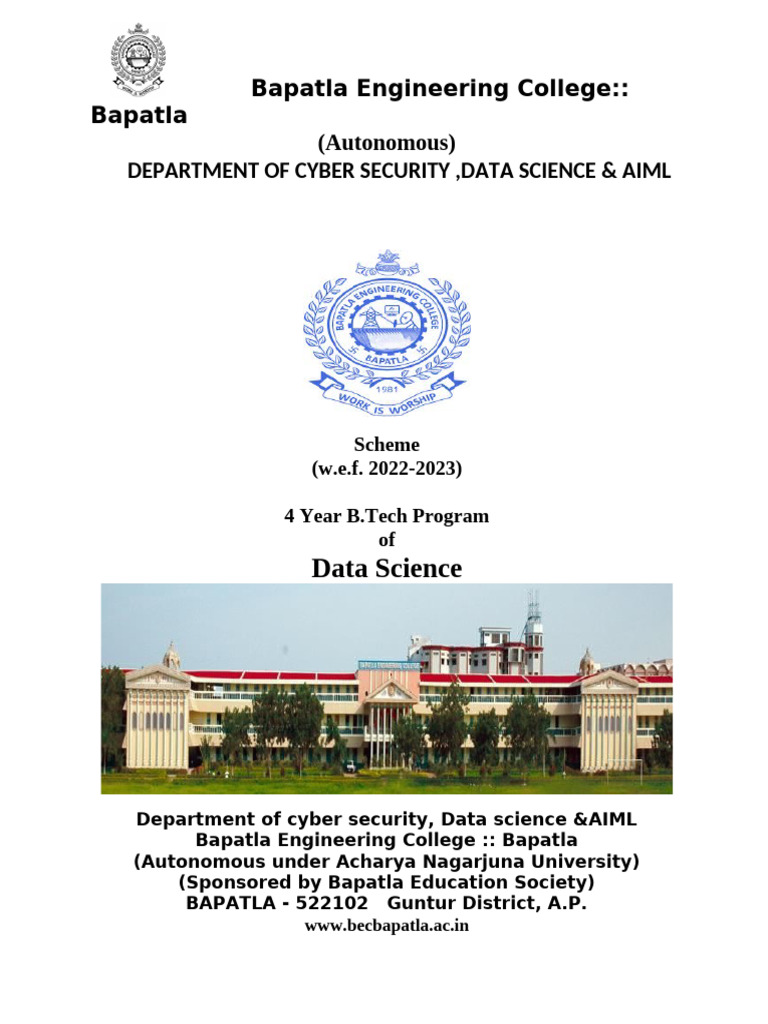 v12 r23 Ds Scheme Syllabus | PDF