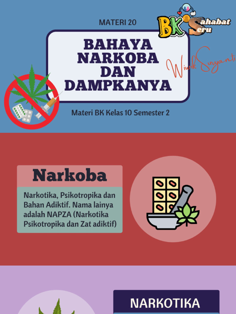 Materi 20 Bahaya Narkoba Dan Dampaknya | PDF