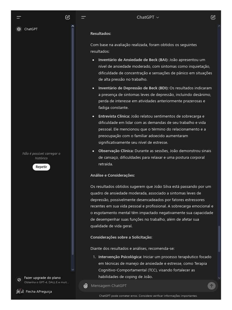 Entrevista Importante Ajuda | PDF