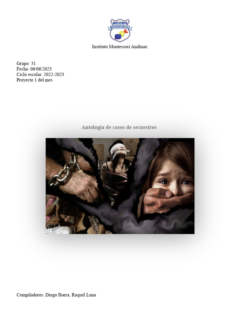 Antologia. de Casos de Secuestros | PDF
