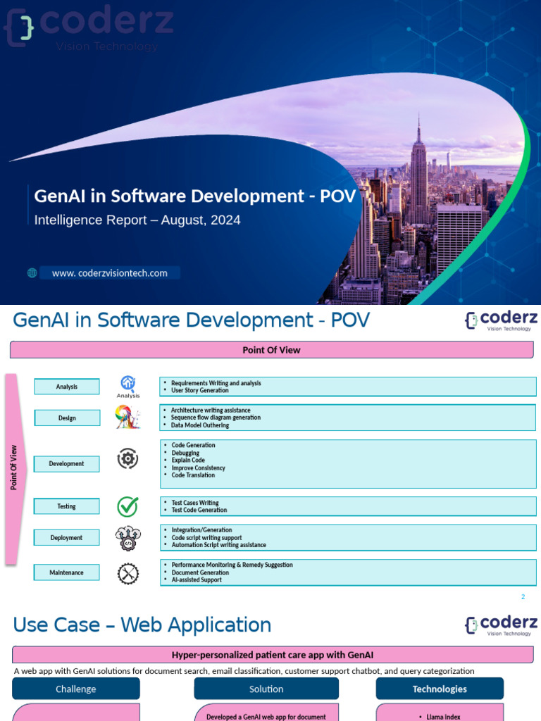 GenAI in Software Development-POV. | PDF