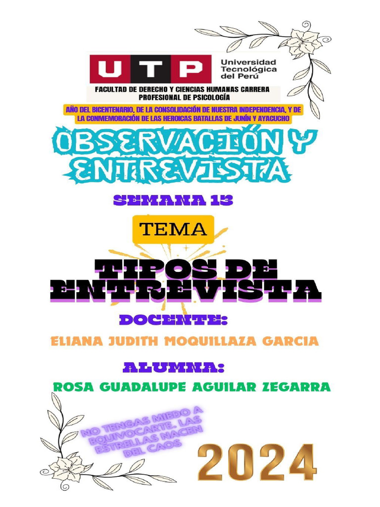 INFOGRAFIA SEMANA 13 OBSERVACION | PDF