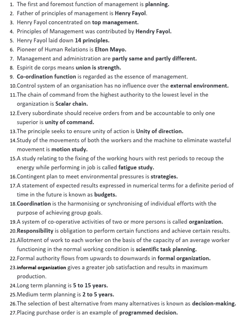 Management MCQs M1 | PDF