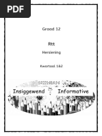 Afrikaans Writing Formats and Layouts | PDF