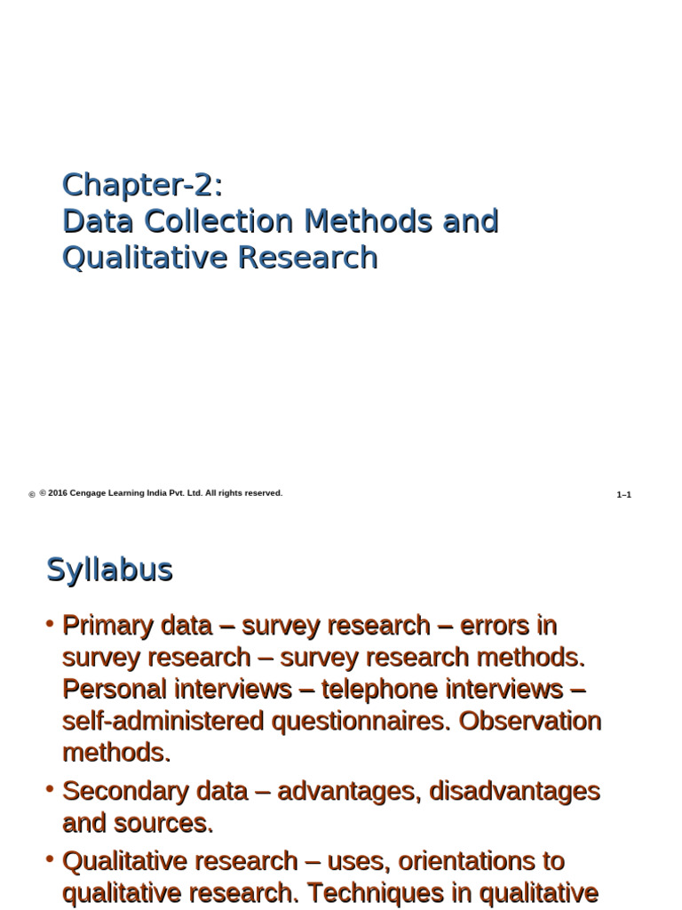 BRM_PPT_Ch_02 - VG | PDF