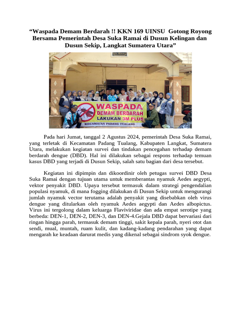 Waspada Demam Berdarah | PDF