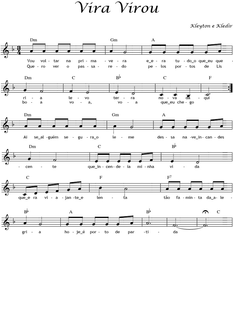 CFUFMS Vira Virou em Fa | PDF