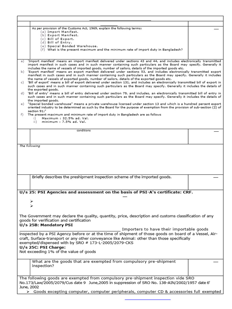 5c-2 Other Taxes (Customs Act) | PDF | Dumping (Pricing Policy) | Customs