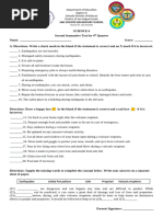 Summative Test - SCIENCE 6 - Q2 | PDF