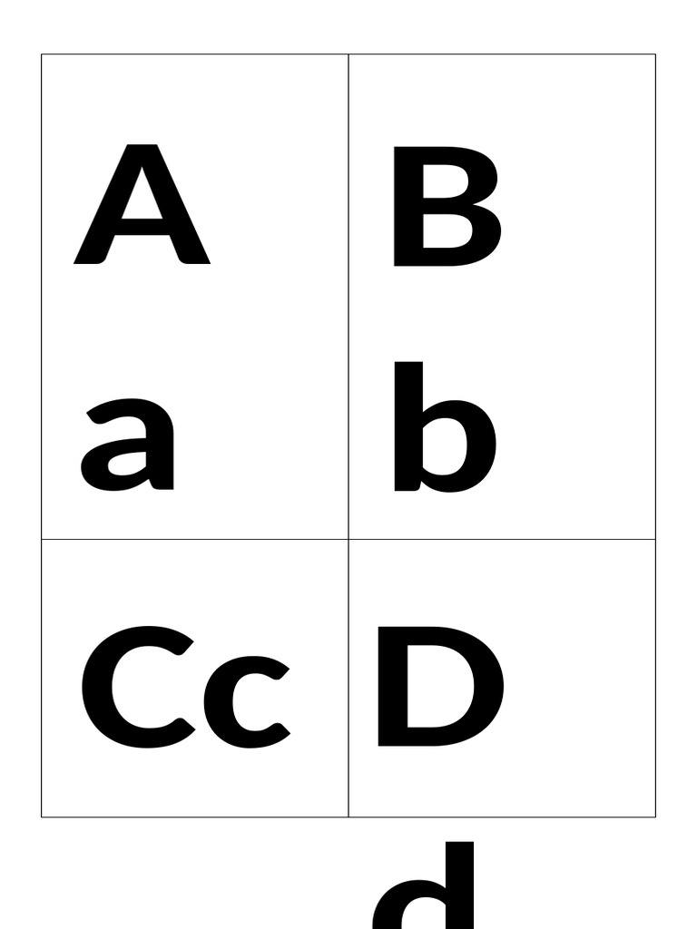 Alphabet For Catch Up Friday | PDF