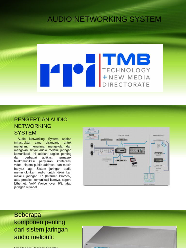 Audio Networking System | PDF