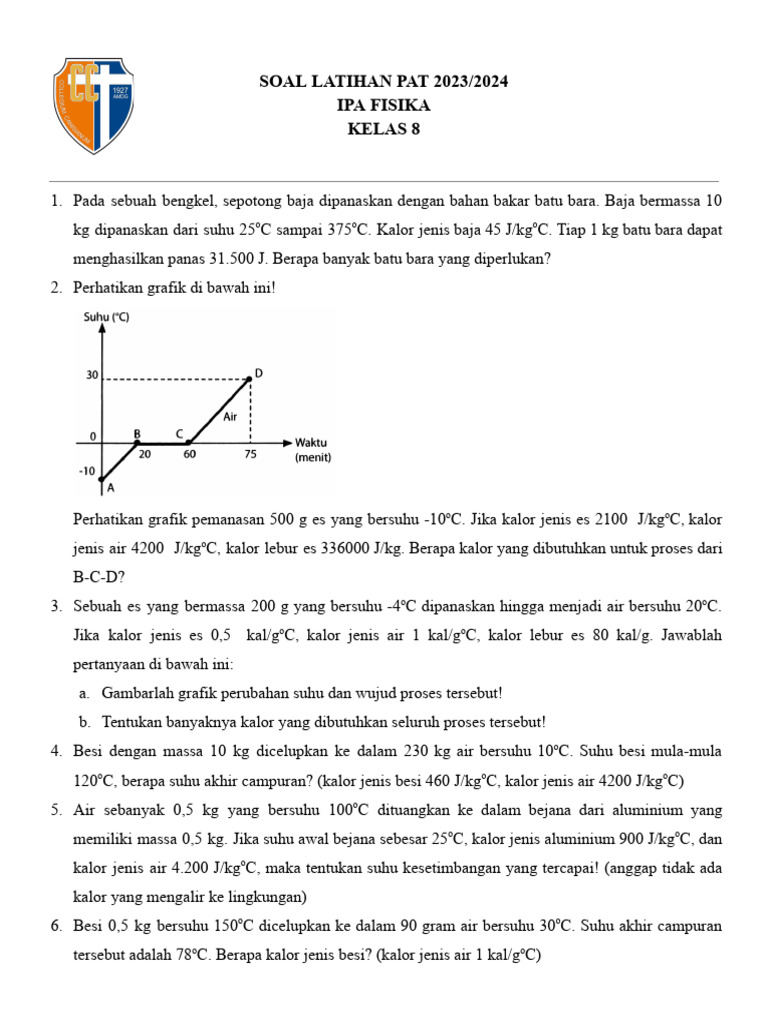 8 - Latihan Soal Pat | PDF