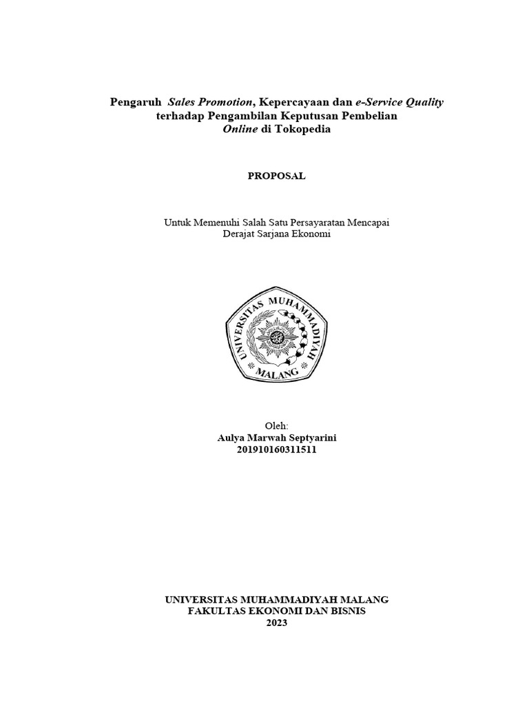 Revisi 1 Setelah Sempro | PDF