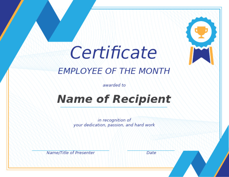 Employee Certificate | PDF