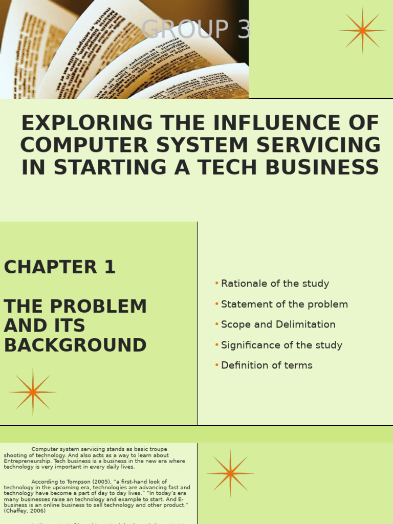 GROUP-3 "Exploring The Influence of Computer System Servicing in ...
