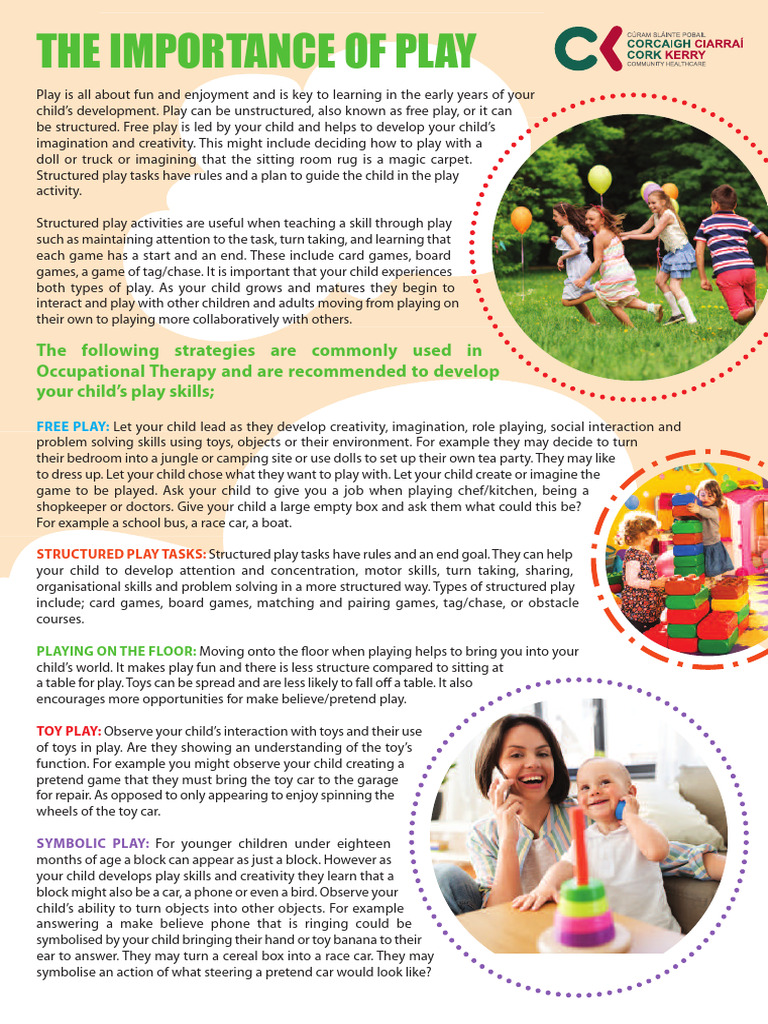 Paediatric Occupational Therapy Play Skills | PDF