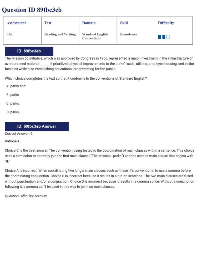 SAT Suite Question Bank - Results | PDF