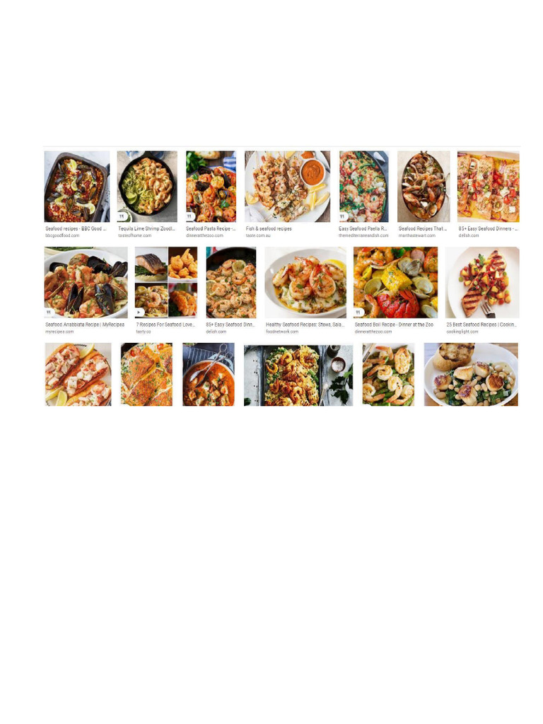 MODULE 9 Seafood Dishes | PDF